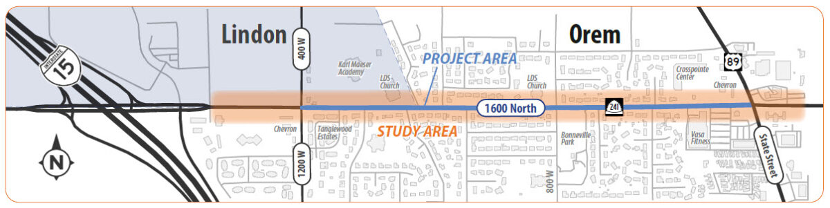 UDOT to hold public meetings on Orem’s 1600 North project | News ...